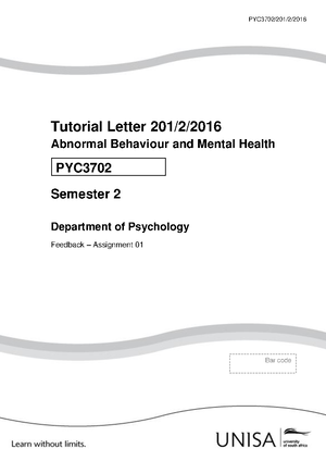 PSC3702 101 3 - PSC3702/101/3/ Tutorial Letter 101/3/ Politics and ...