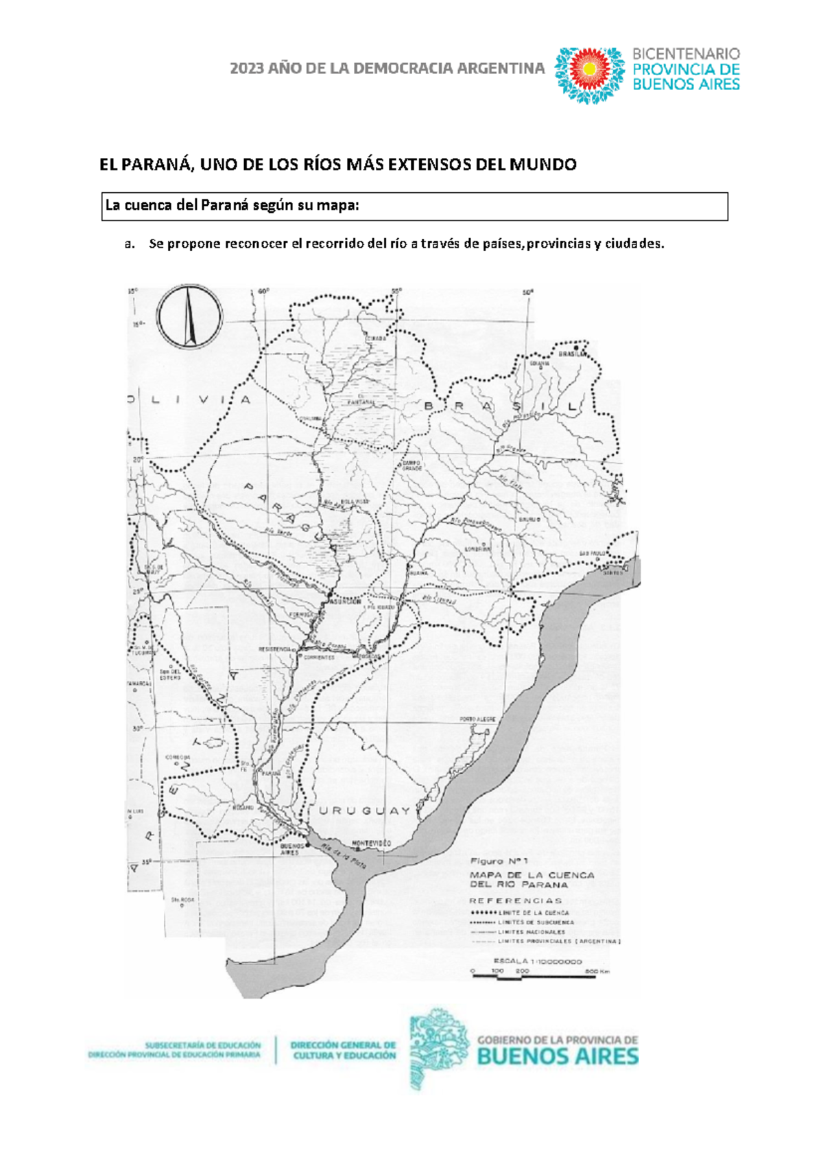 La Cuenca del Paraná 5° año - Primera parte - La cuenca del Paraná ...