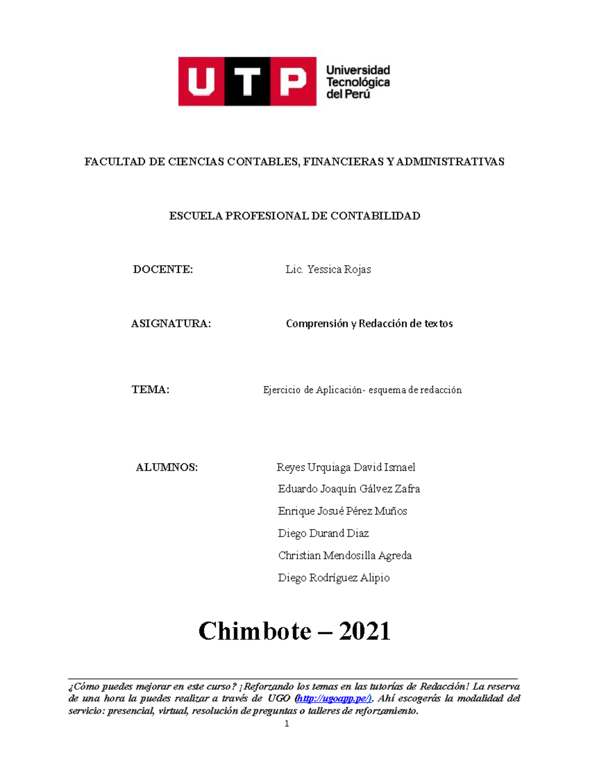 Compression Y Redaccion S02 de textos en modo de Letra - FACULTAD DE ...