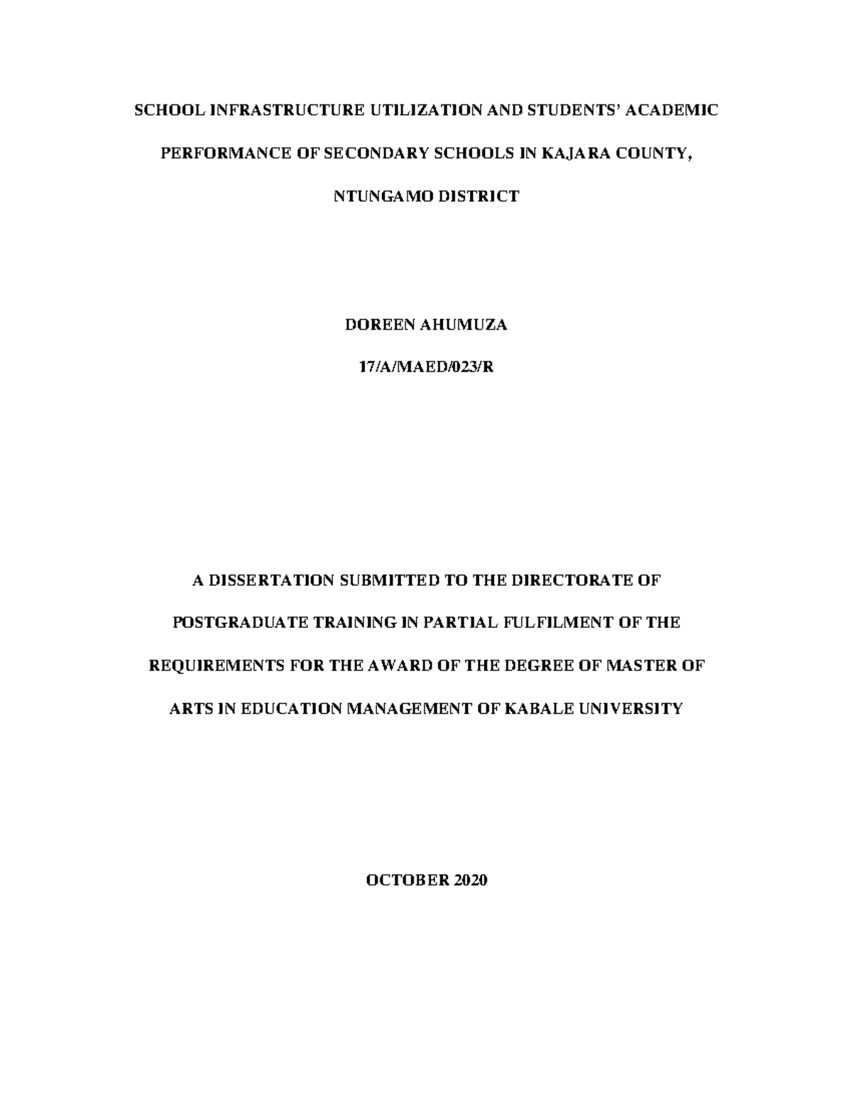 Inbound 2160134740969646253 - SCHOOL INFRASTRUCTURE UTILIZATION AND ...