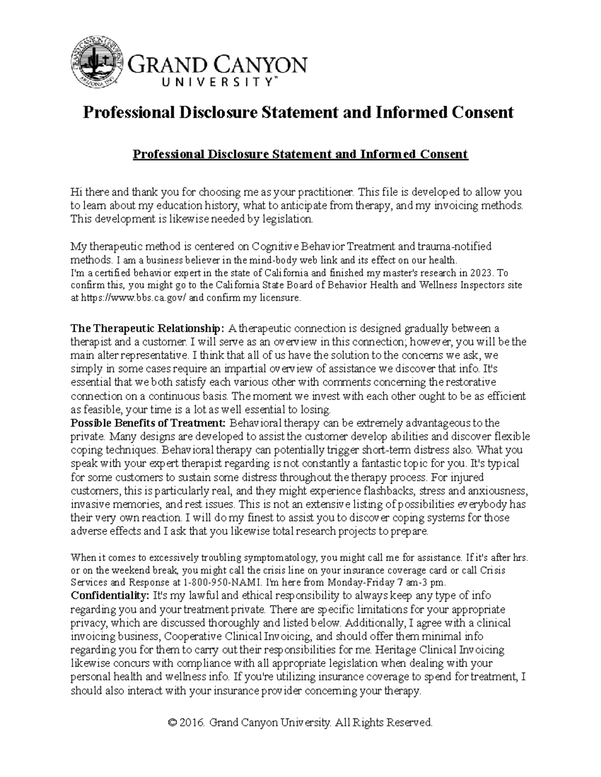 BHS-440 - I got an A on it - BHS-440 - GCU - Studocu