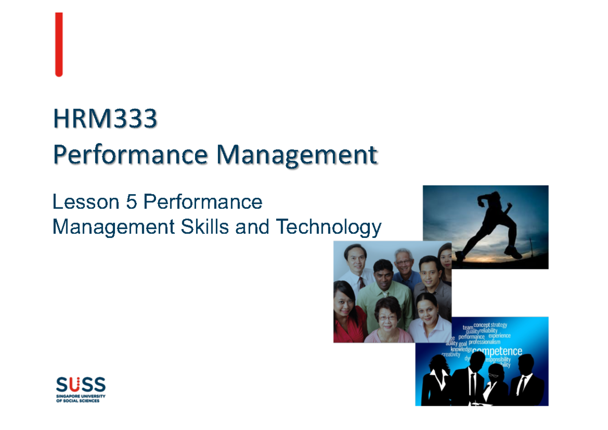 Lesson 5 HRM333 July 2020 Student FT - HRM Performance Management ...