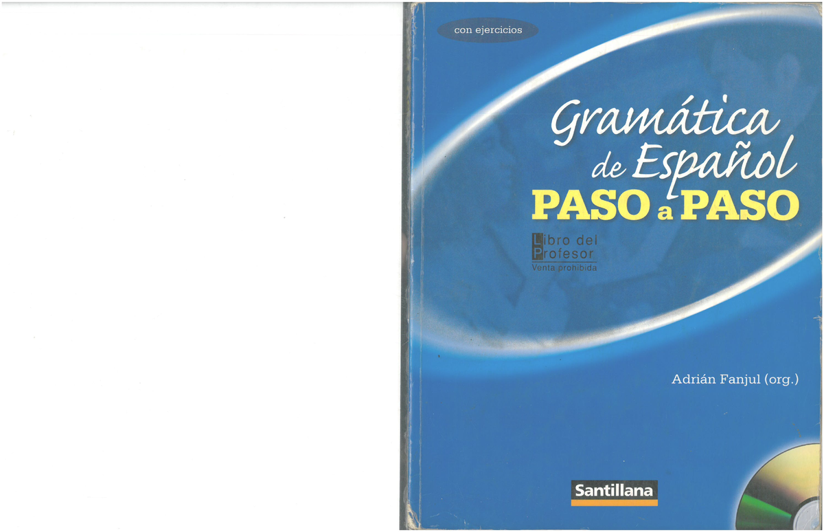 Gramatica DE Espanol Passo A Passo Adrian Fanjul Livro - Gramática ...