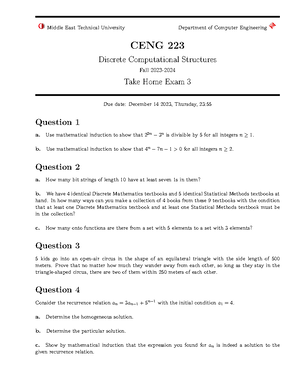 Final Exam Cheat Sheet - Discrete Computational Structures - Pooled Sample Variance: - Studocu