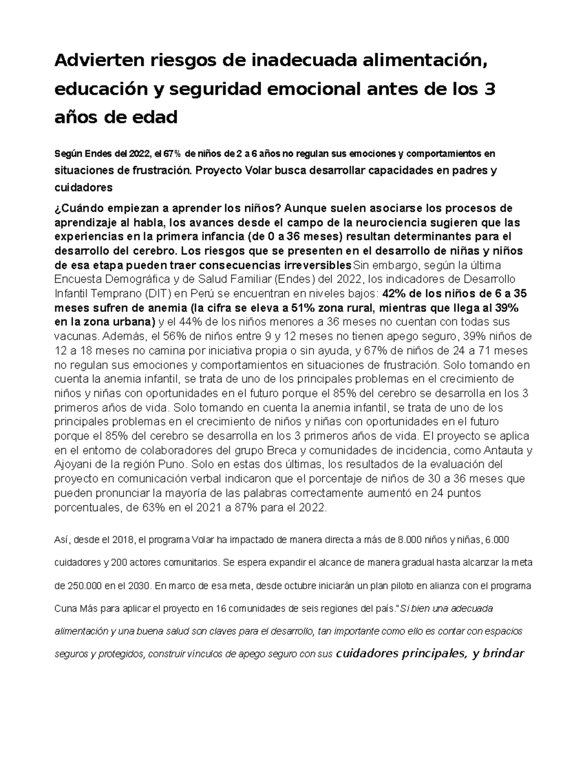 Advierten riesgos de inadecuada alimentación - Advierten riesgos de ...
