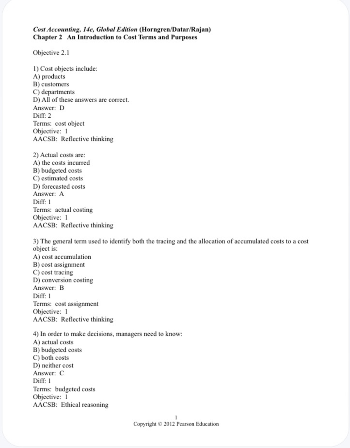 Ch2 - lecture - Accounting for managers - Studocu