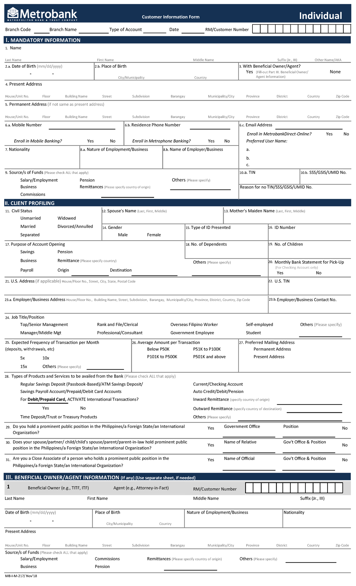 1622704408-cif-individual (1) - Customer Information Form Individual ...