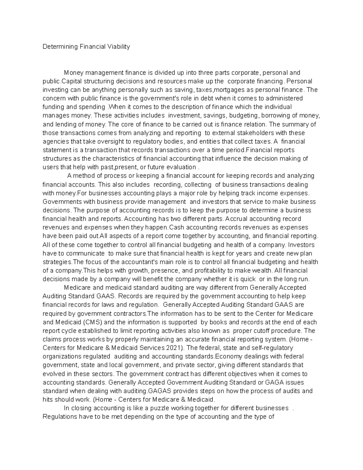 Determining Financial Viability - Personal investing can be anything ...