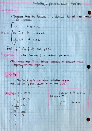lines and functions- table for a linear equation - MAT 175 - Studocu