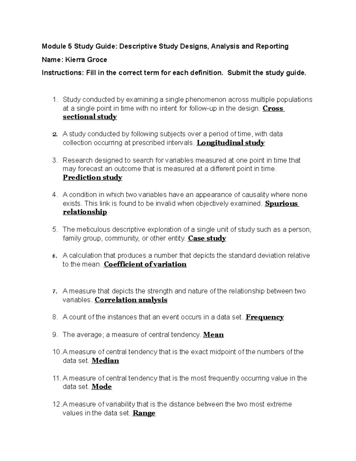 NUR 4310 Module 5 Study Guide - NUR 4310 - Studocu
