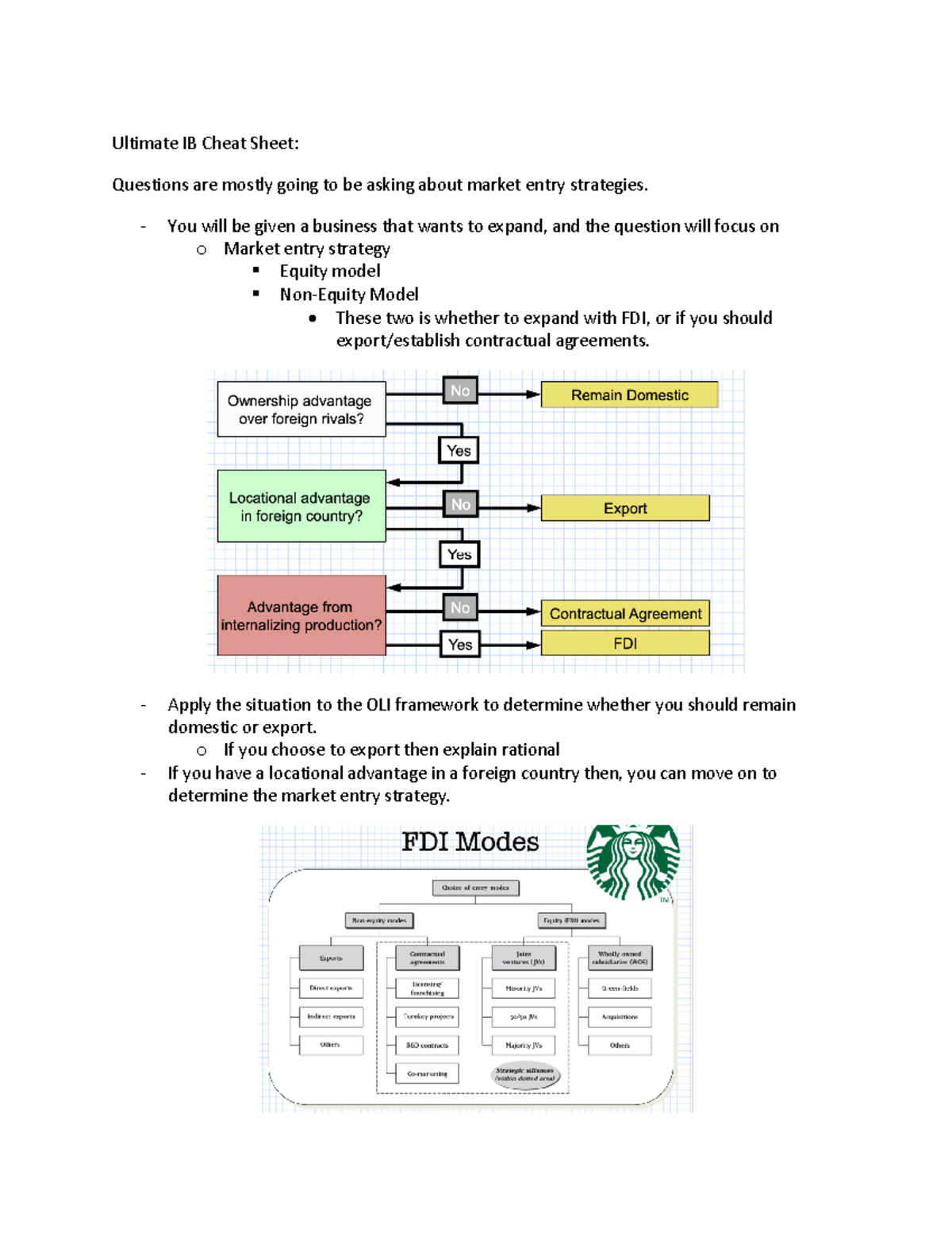 Ultimate IB Cheat Sheet - Ultimate IB Cheat Sheet: Questions are mostly ...