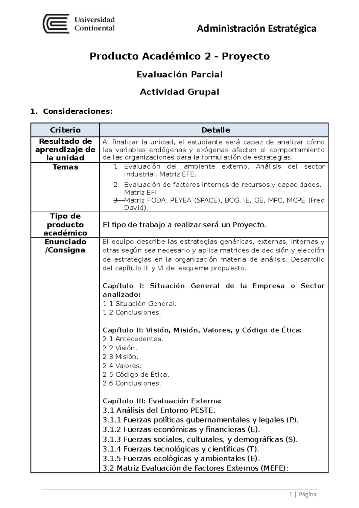 Producto Académico 2 - Proyecto - Producto Académico 2 - Proyecto Evaluación Parcial Actividad ...