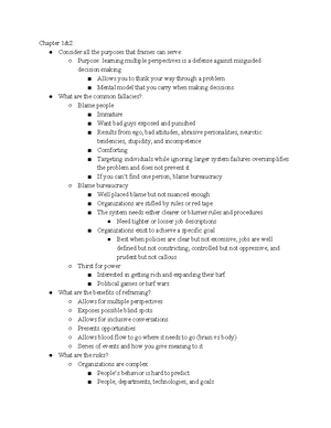 Chapter 7, 10, & 11 Notes (IES 301 Interterm 2020) - Reading/Lecture ...