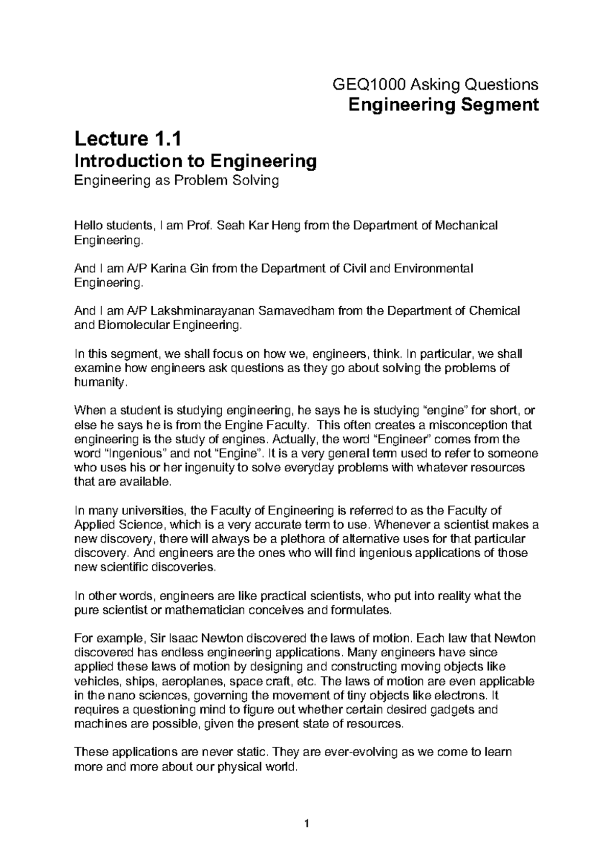 Engineering transcript - Warning: TT: undefined function: 32 Warning: TT: undefined function: 32 ...