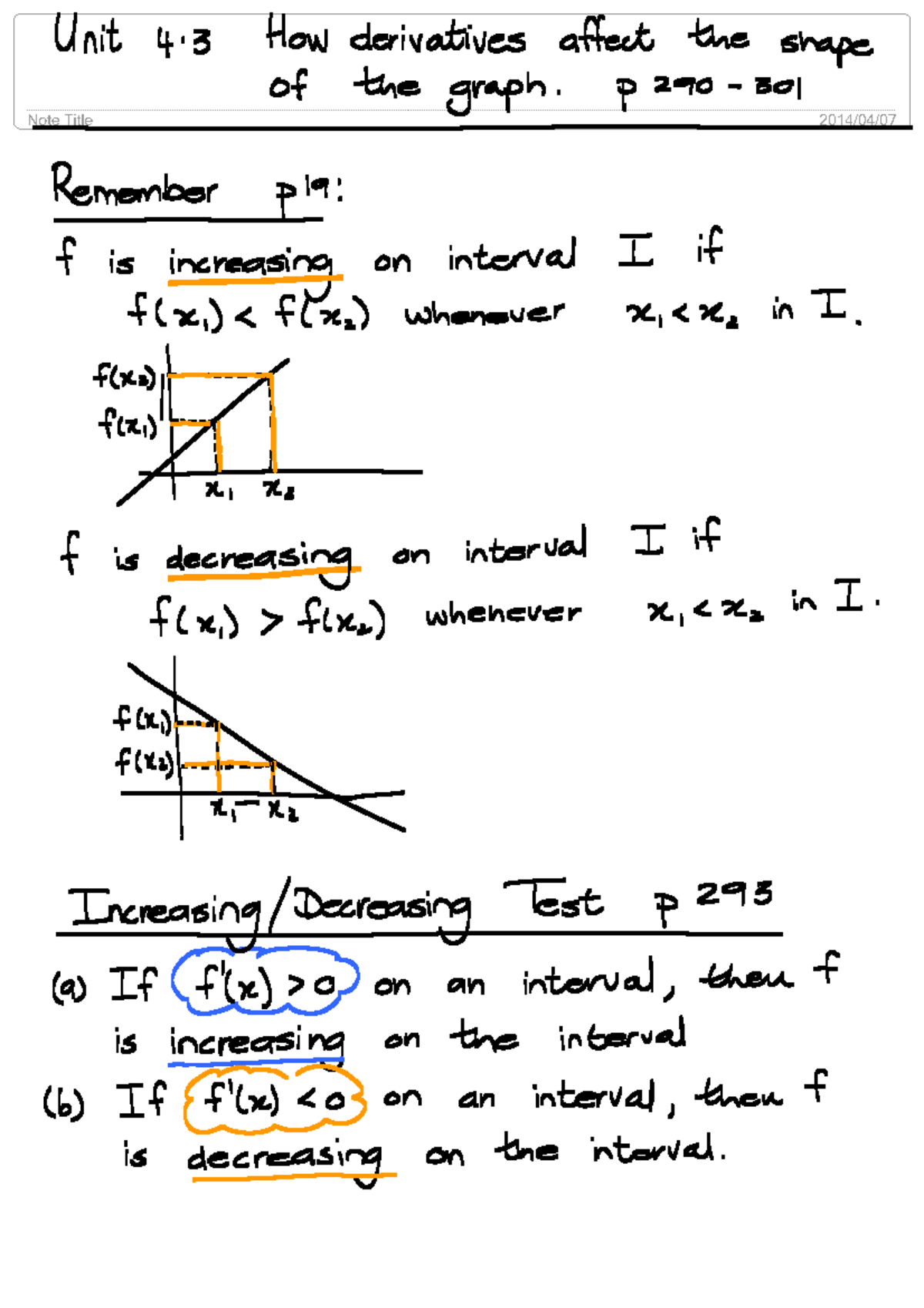 4 - Summary Calculus 158 - WTW 158 - Studocu