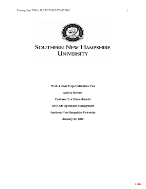ECON 201 8-2 Final Project Complete Audrea Stewart Snhu ...