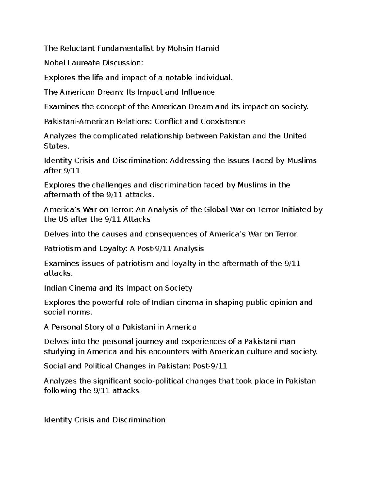 Document (16) - Hope this notes help out you - The Reluctant ...