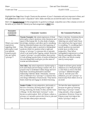 Assessment in Learning 1 & 2 - CHAIN RINIVARTS EDUCATIONAL TRAINING ...