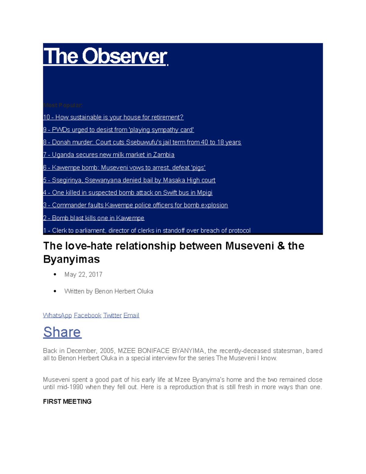 Observer - Lecture notes 3-7 - The Observer Most Popular: 10 - How ...