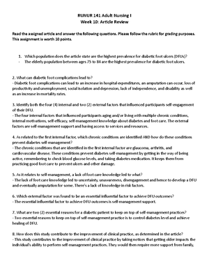 Week 5 Iron Deficiency Anemia Case Study - RNUR 141 Adult Nursing I ...