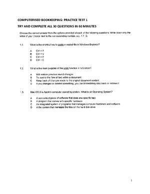 CPBK 20221109 Finalexam QP - Computerised Bookkeeping (CPBK) FINAL EXAM ...