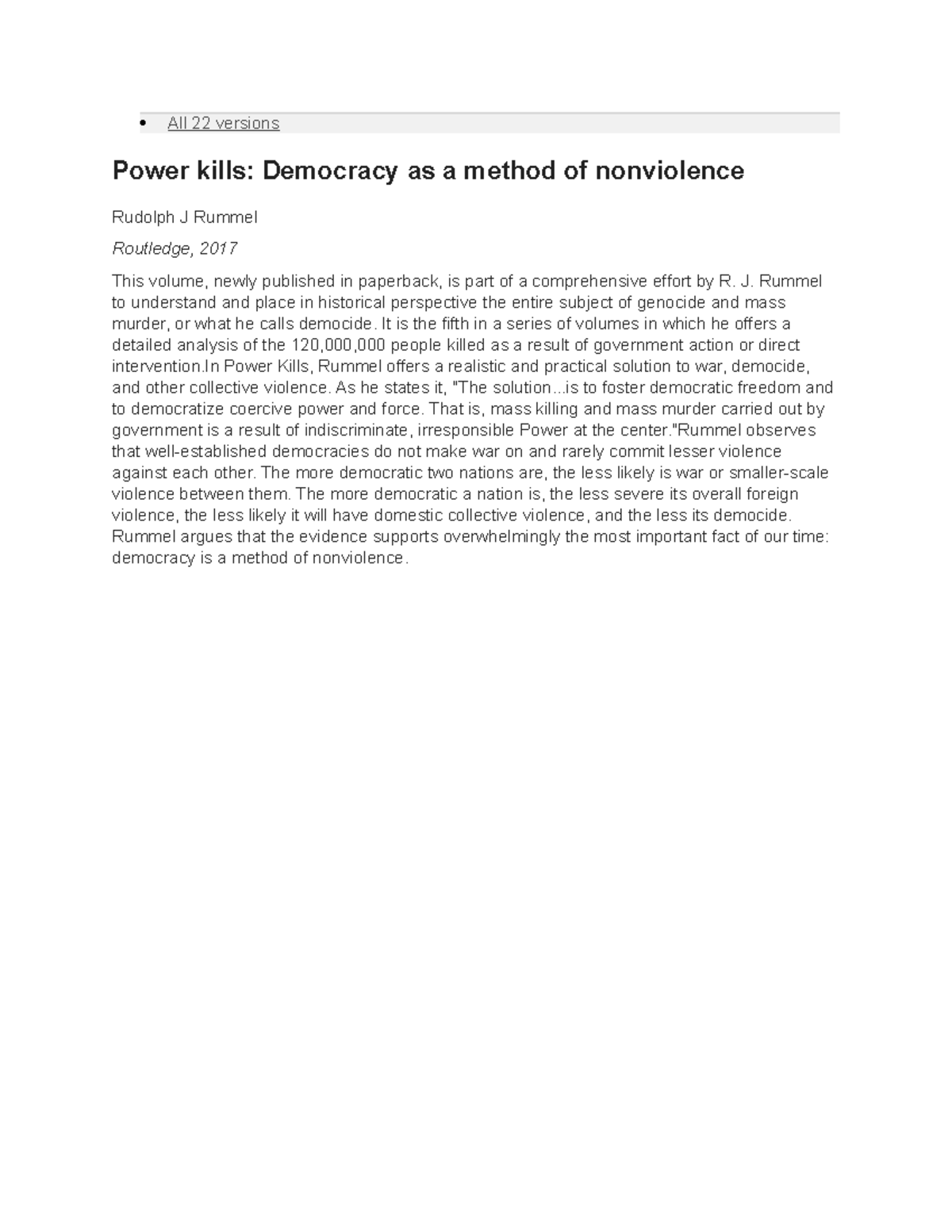 C11 - maybejsjsksb - All 22 versions Power kills: Democracy as a method ...