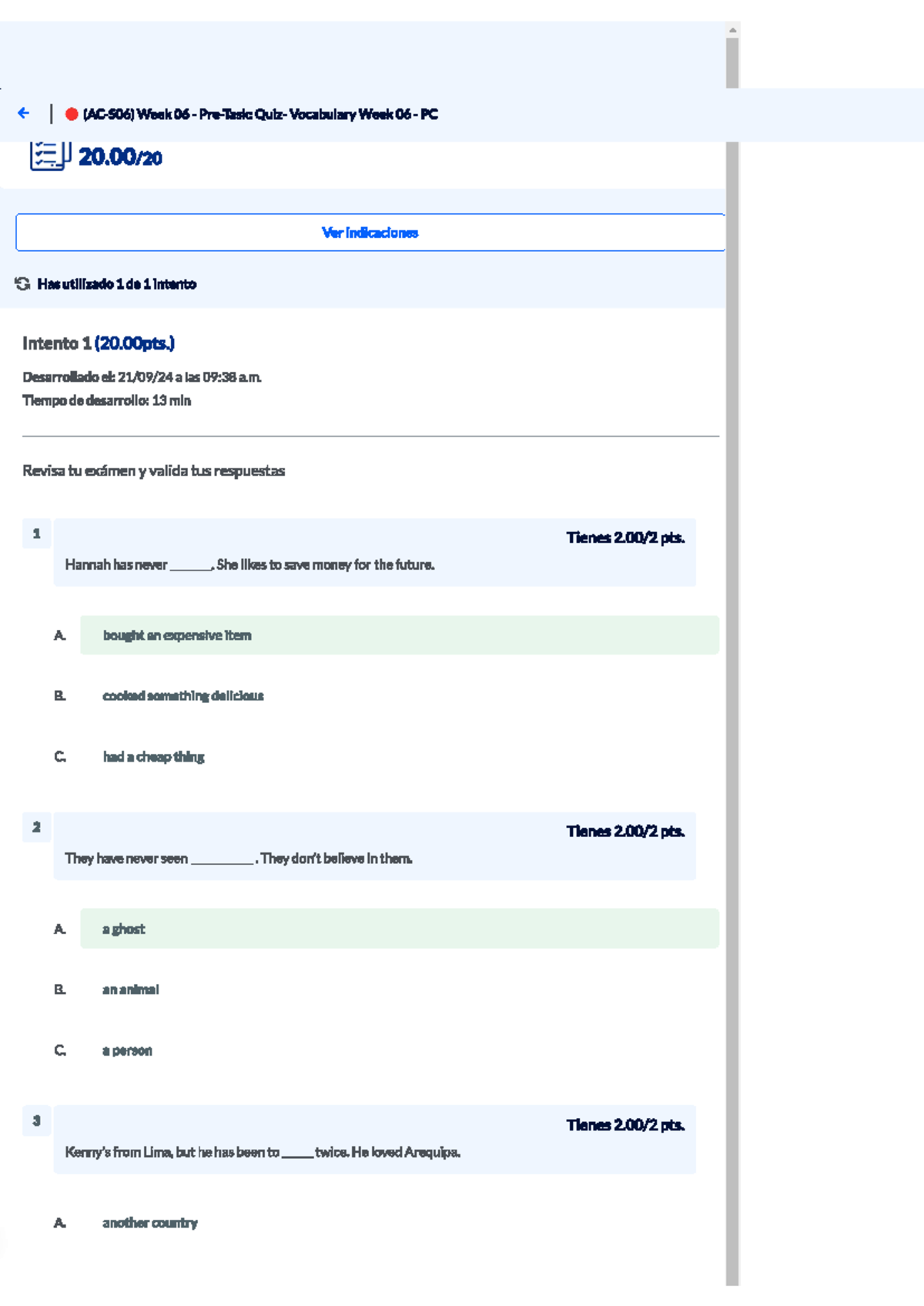 Week 06 - Pre-Task Quiz- Vocabulary Week 06 - PC - Week 06 Week 06 PC ...
