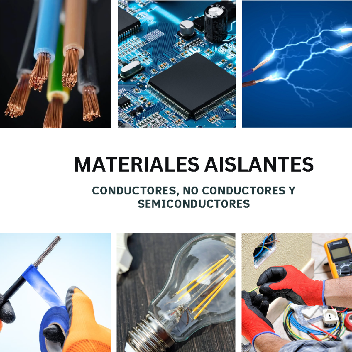 ALBUM DE MATERIALES AISLANTES - MATERIALES AISLANTES CONDUCTORES, NO ...
