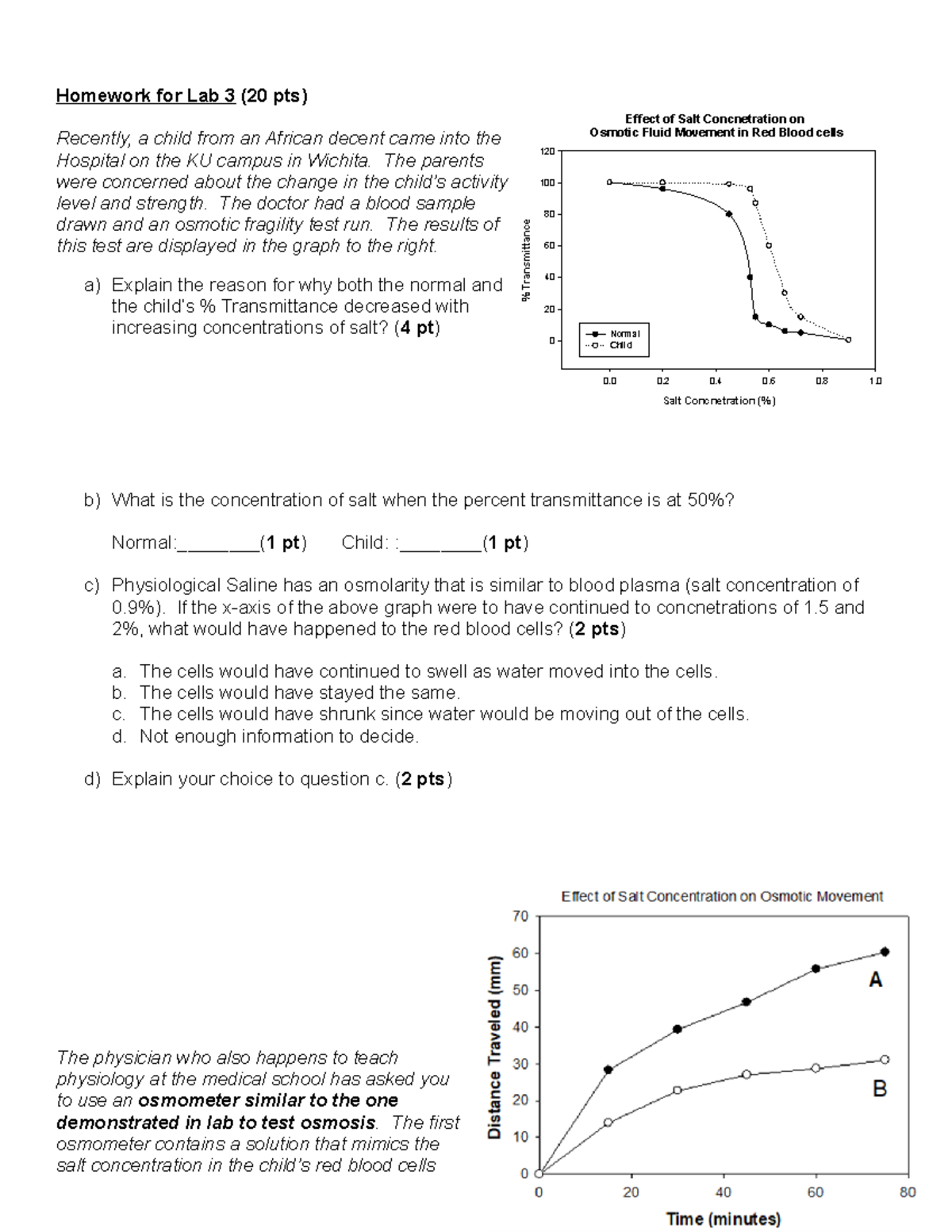 lab homework fall phys - Homework for Lab 3 (20 pts) Recently, a child ...