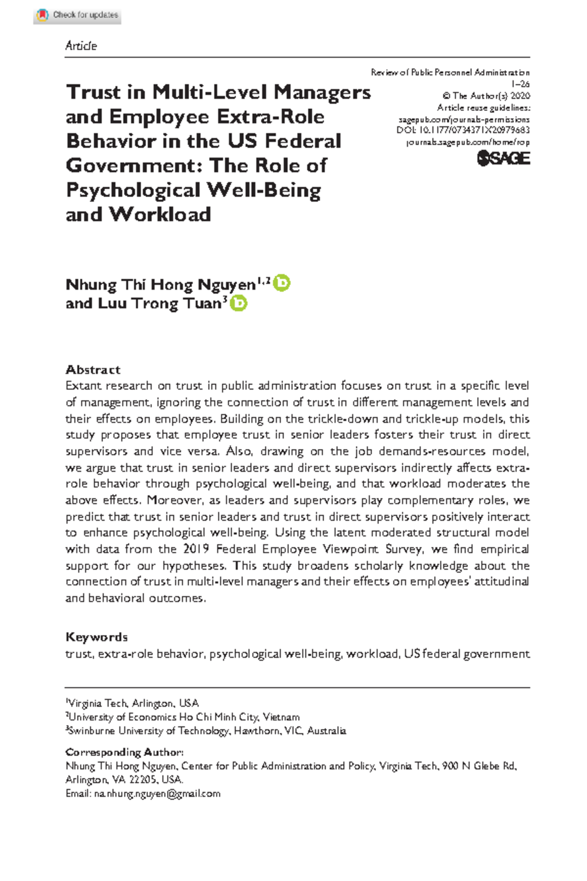 Trust paper - bài báo thôi mng ơi - doi/10.1177/0734371X Review of ...