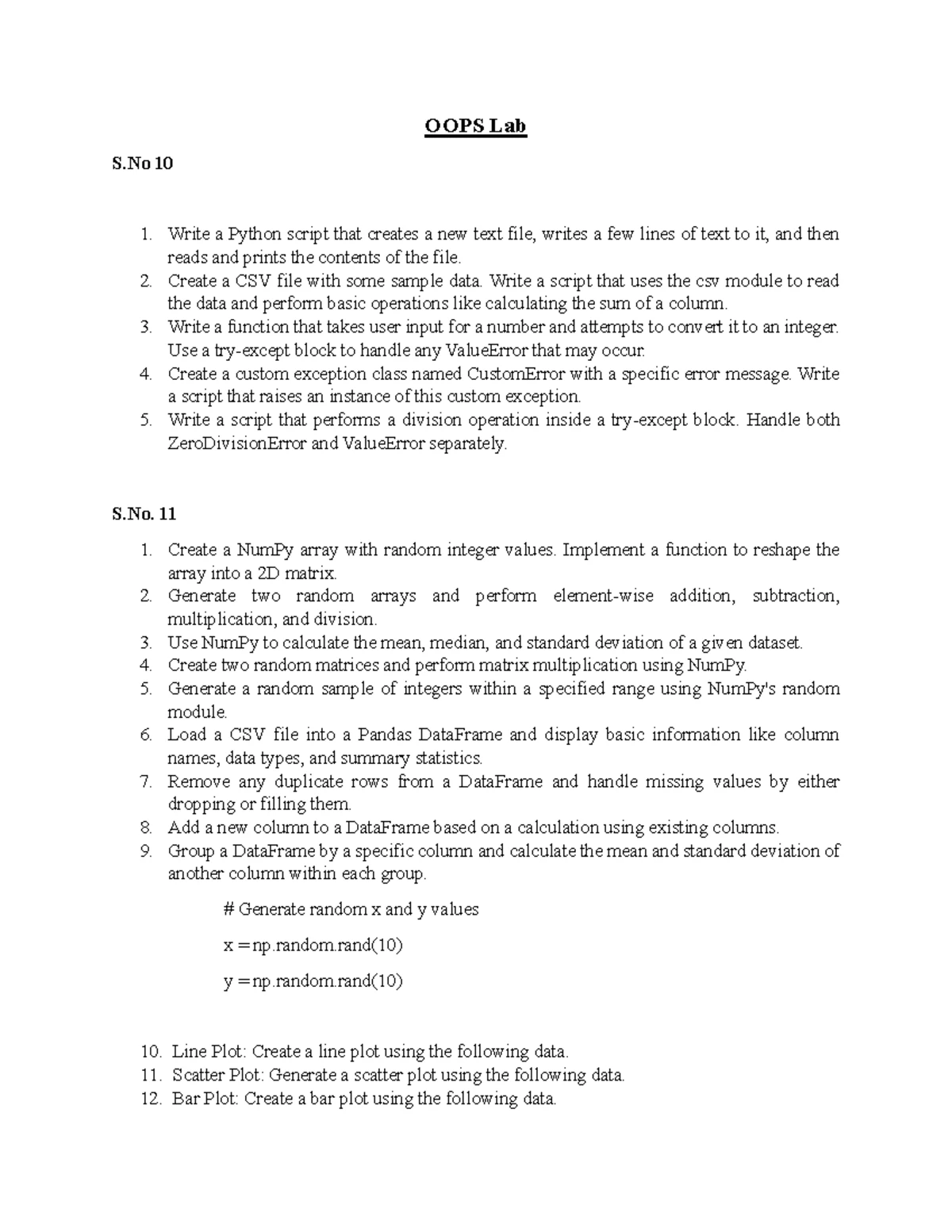 Python Command Sheet - Python Commands Cheat Sheet Action Command ...