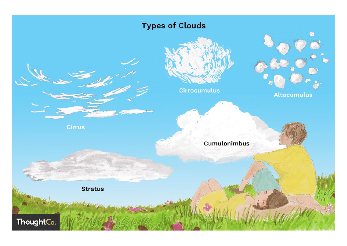 Clouds - life science - CIRRUS CLOUDS CUMULUS CLOUDS STRATUS CLOUDS ...