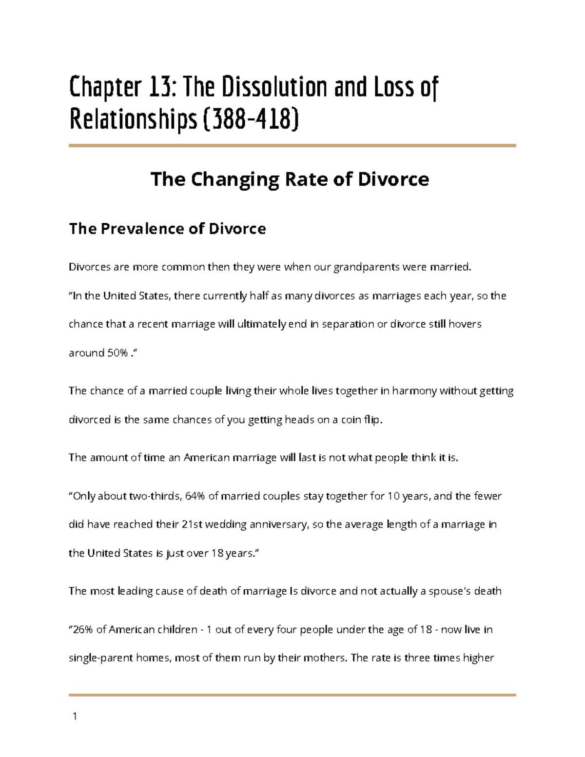 Ch. 13 Notes - Based on the book - Chapter 13: The Dissolution and Loss ...
