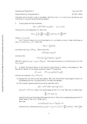 Exam 2 June 2014, questions - MATHEMATICAL TRIPOS Part III Monday, 2 ...