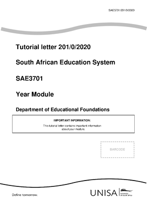 SAE3701 Assignment 2 2023 - ZANEL HAKKESTEEG STUDENT NUMBER: 15 MARCH 2023 SAE3701 ASSIGNMENT 02 ...