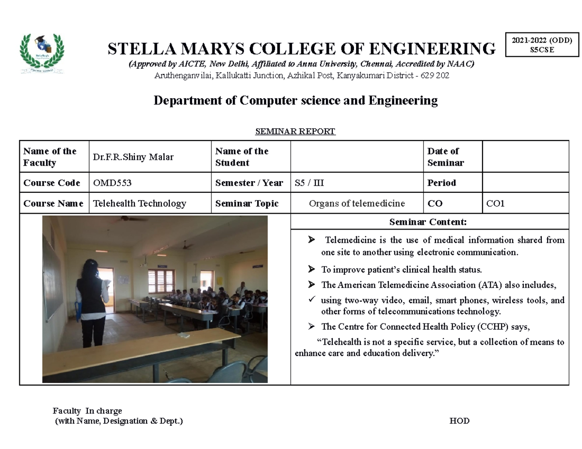 Seminar report-mobile computing - STELLA MARYS COLLEGE OF ENGINEERING ...