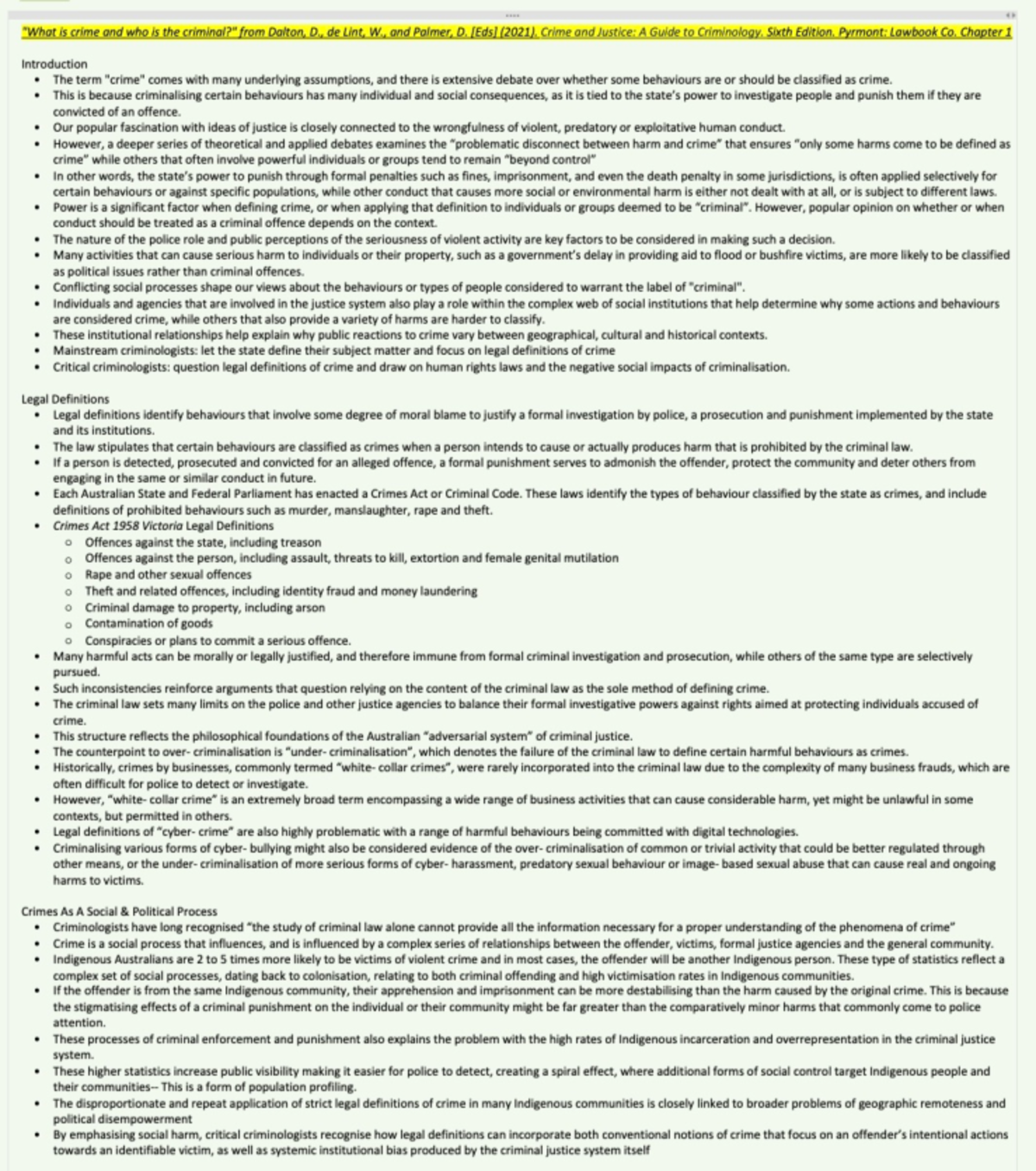 M1 Readings Crim - 98000 - Studocu