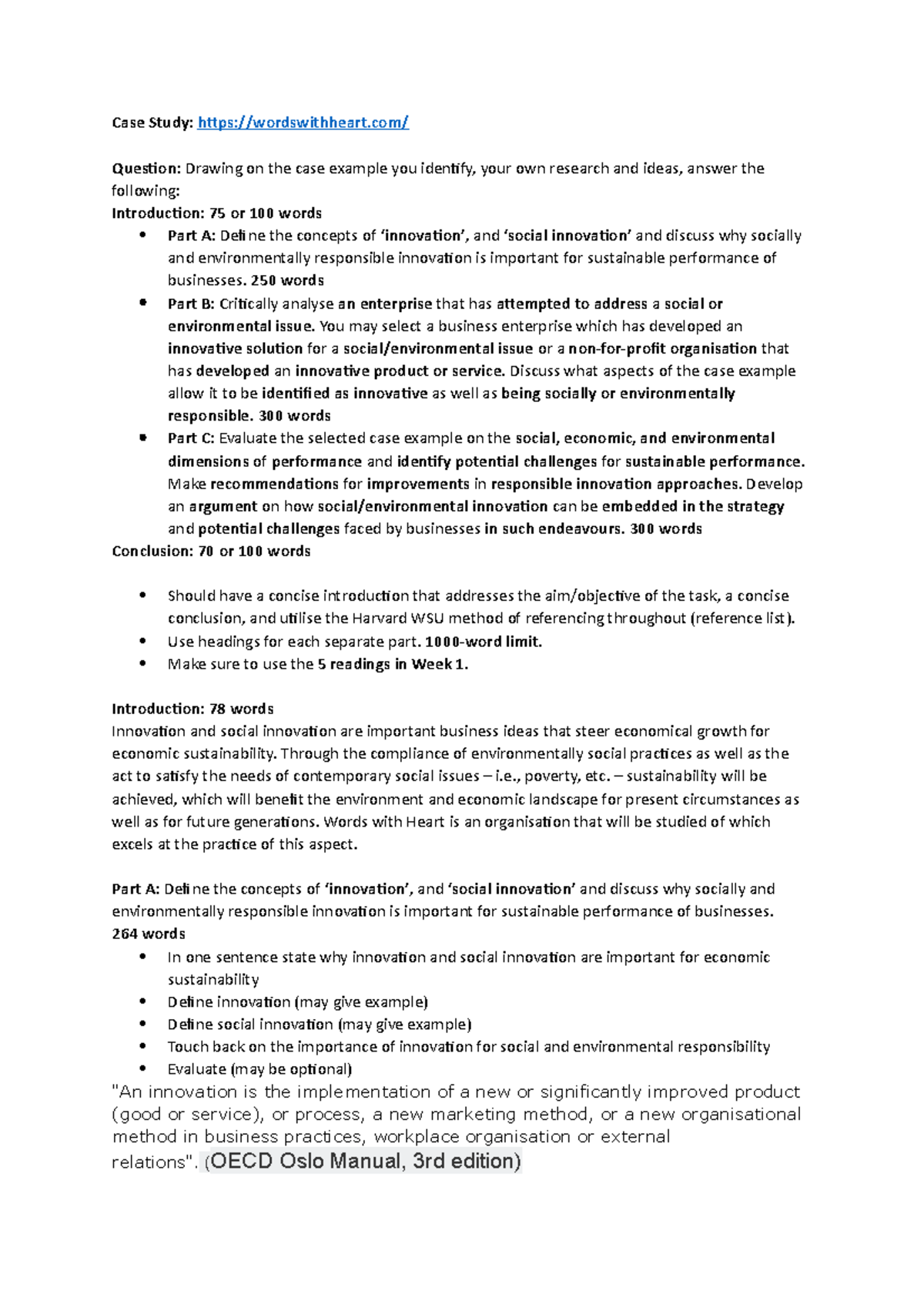 A. Case Study Report - Draft work thats dfone - Case Study ...