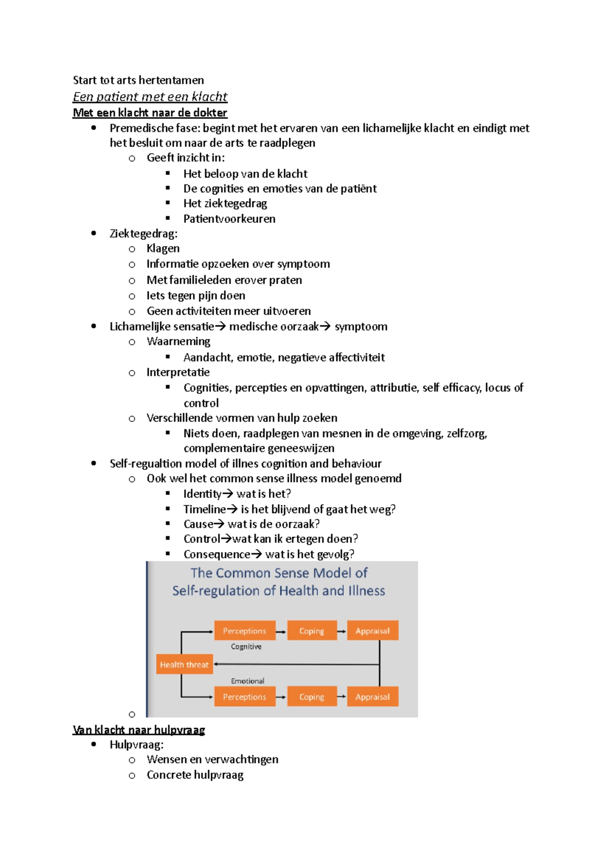 Start tot arts hertentamen - o Worden duidelijker door de SCEGS ...