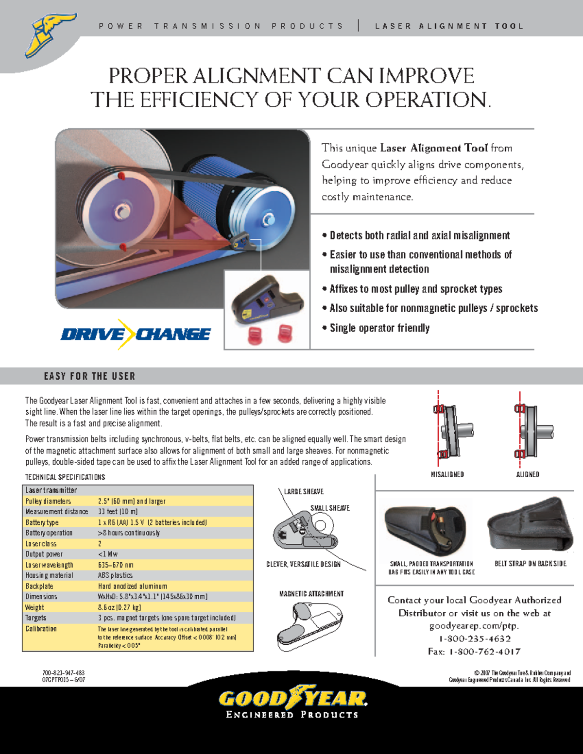 Laser Tool Goodyear - PROPER AlignmEnt CAn imPROvE thE EffiCiEnCy Of ...