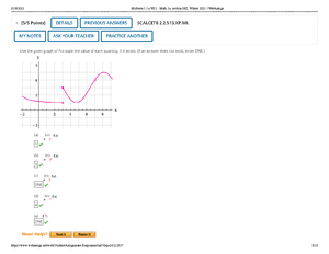 Section 3.5 homework - Math 1a, section 06Z, Winter 2021 Web Assign ...
