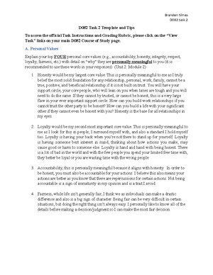 C234 Task 2 - c234 - Student ID: 004669876 C234 Task 2 A. Discuss three ...