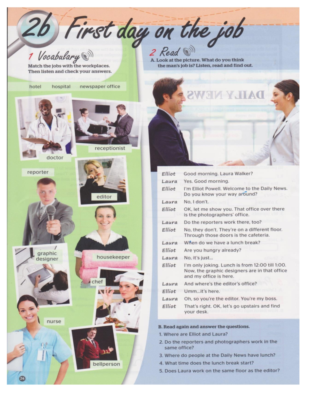 6th WEEK 2B 2C Present Simple Prepos. WANT TO Would LIKE TO.pdf - Basic ...