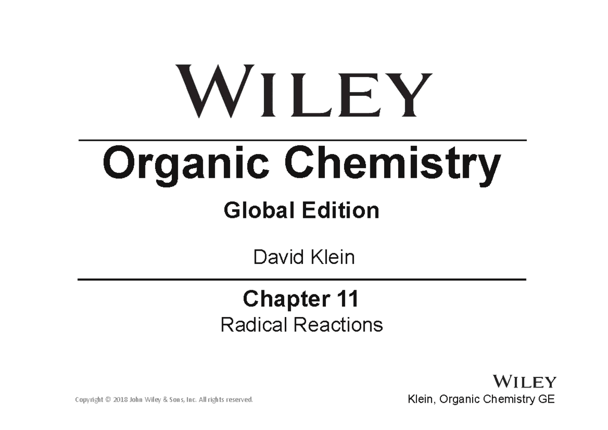 ChCh07021354 organic chemistry11 - Chapter 11 Radical Reactions Organic Chemistry Global Edition ...