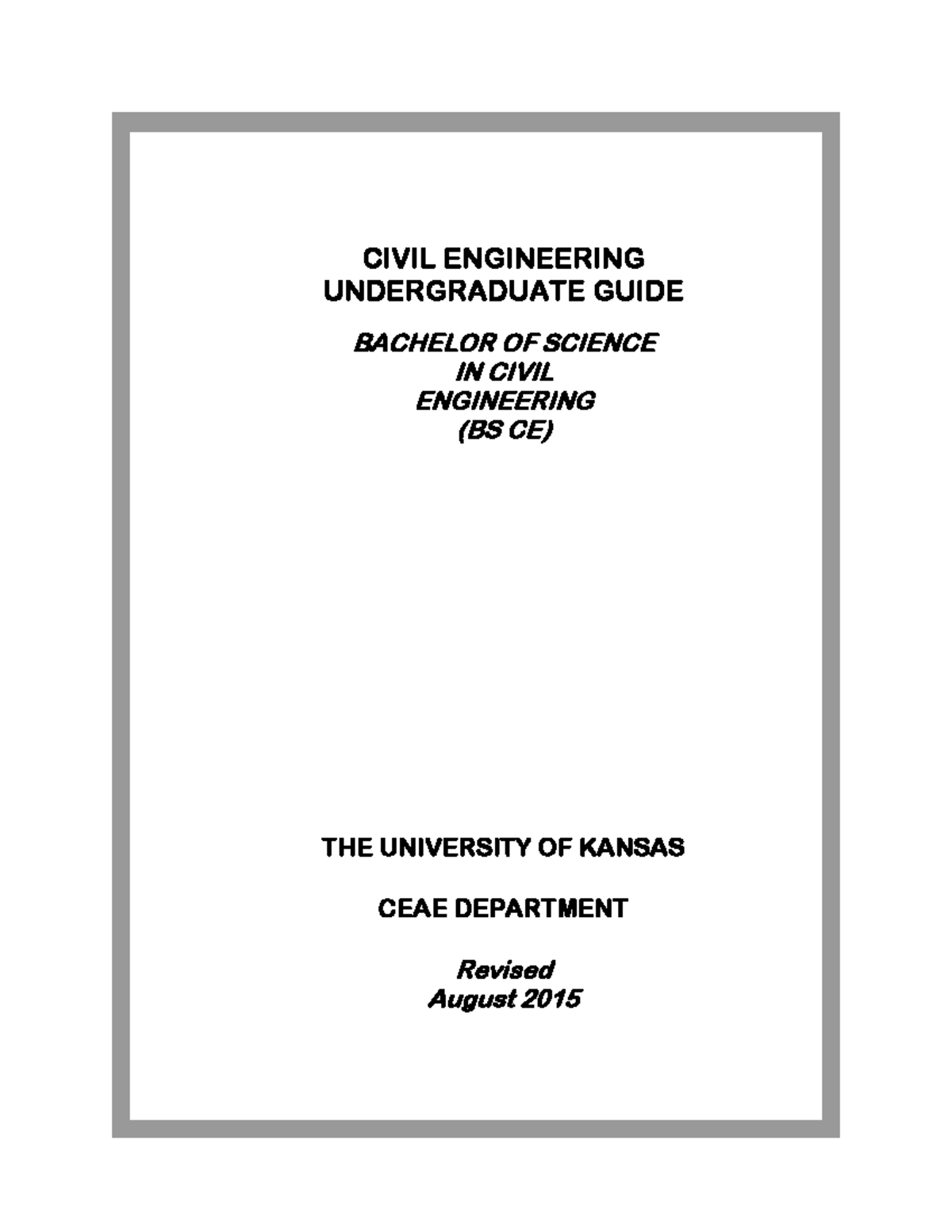 V82015 - Civil engineering study guide - CIVIL ENGINEERING ...
