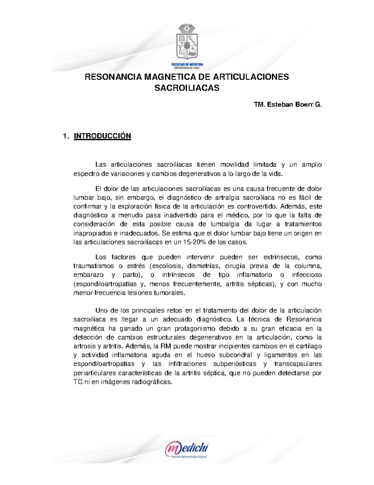 RM Sacroiliacas - Sacrocoxis - RESONANCIA MAGNETICA DE ARTICULACIONES ...
