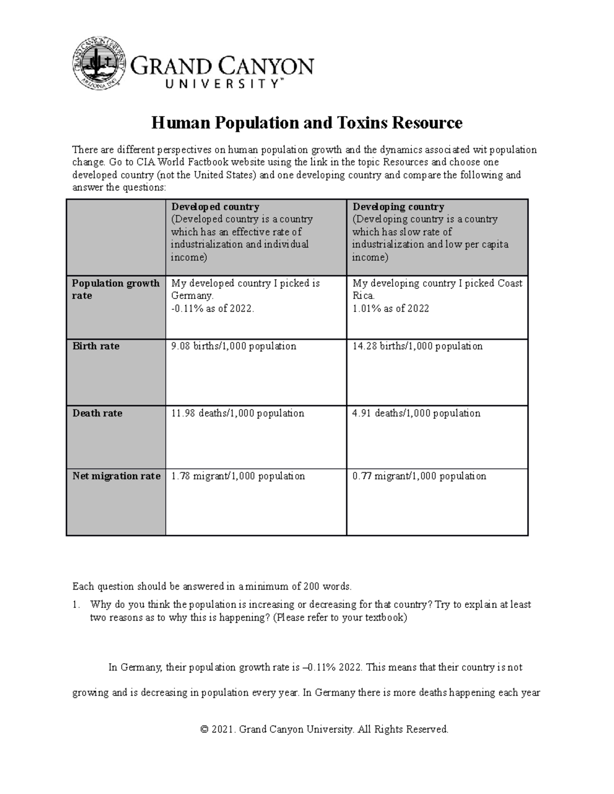 BIO-220-RS-Human Populations And Toxins (1) 2 - Copy - Human Population ...