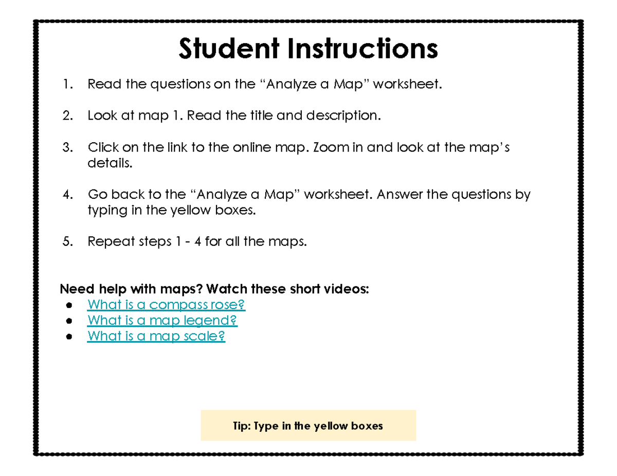 Copy of Native American Regions Map Activity - Student Instructions 1. Read the questions on the ...