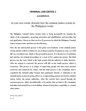 Police Report Writing - Criminal Justice - Studocu