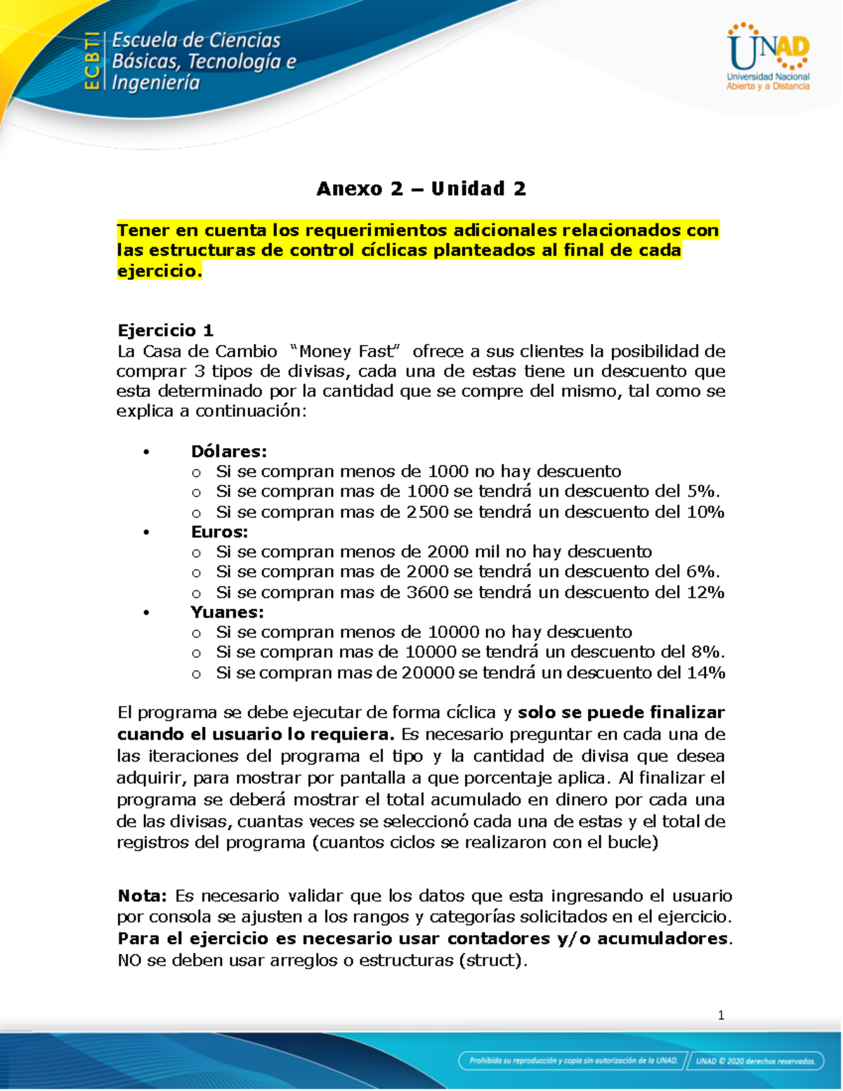 Anexo 2 - Unidad 2 - No aplica - Anexo 2 – Unidad 2 Tener en cuenta los ...